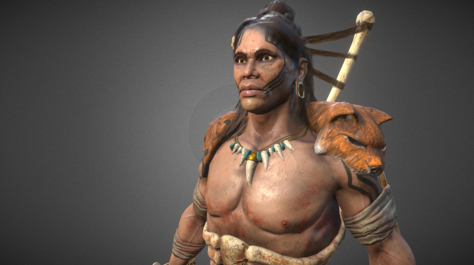 Murlac - game character - Artstation Challenge - 3D model by Marcin ...