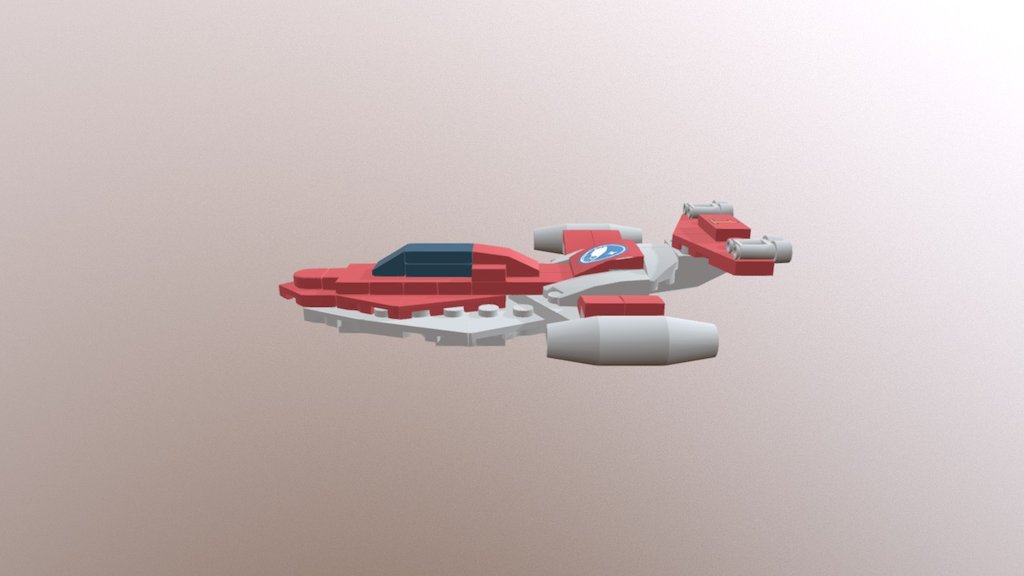 Lego sci-fi space ship - 3D model by Dan K (@Rogue_Baron) [5f22831 ...