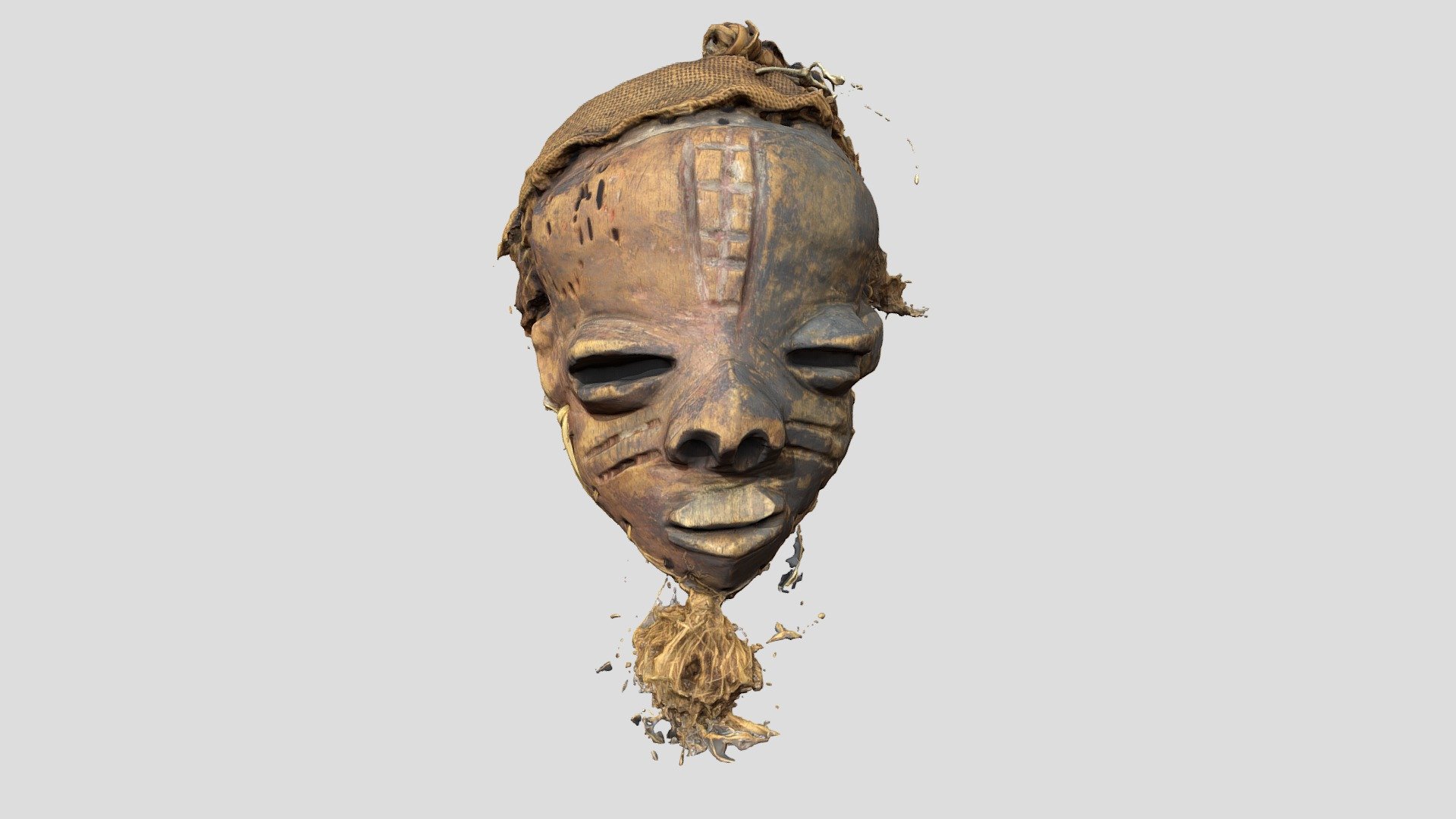 Masque de type Mbuya - 3D model by peps3D [5f23876] - Sketchfab