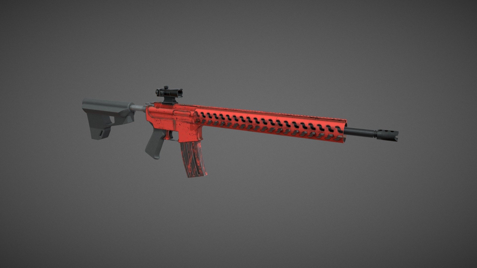 Stag Arm 3g Rifle - 3D model by JordinTanderson [5f24d95] - Sketchfab