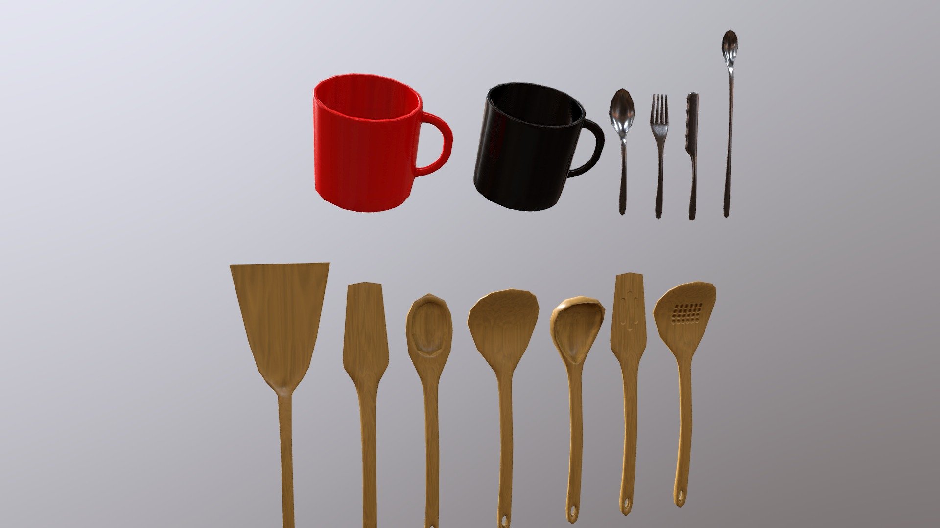 Kitchen props 002 - Download Free 3D model by stylo0 [5f24dfe] - Sketchfab