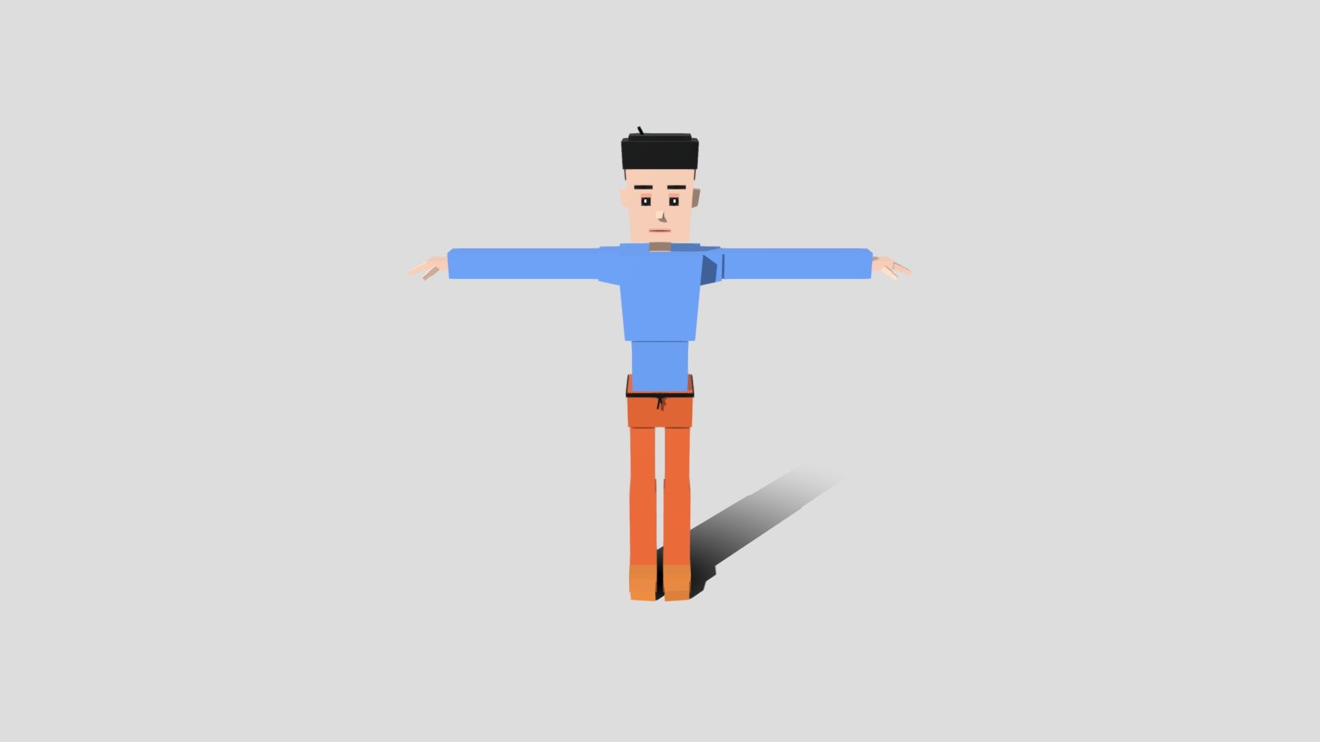 Box_charactor-KID - Download Free 3D model by sandians [5f25570 ...