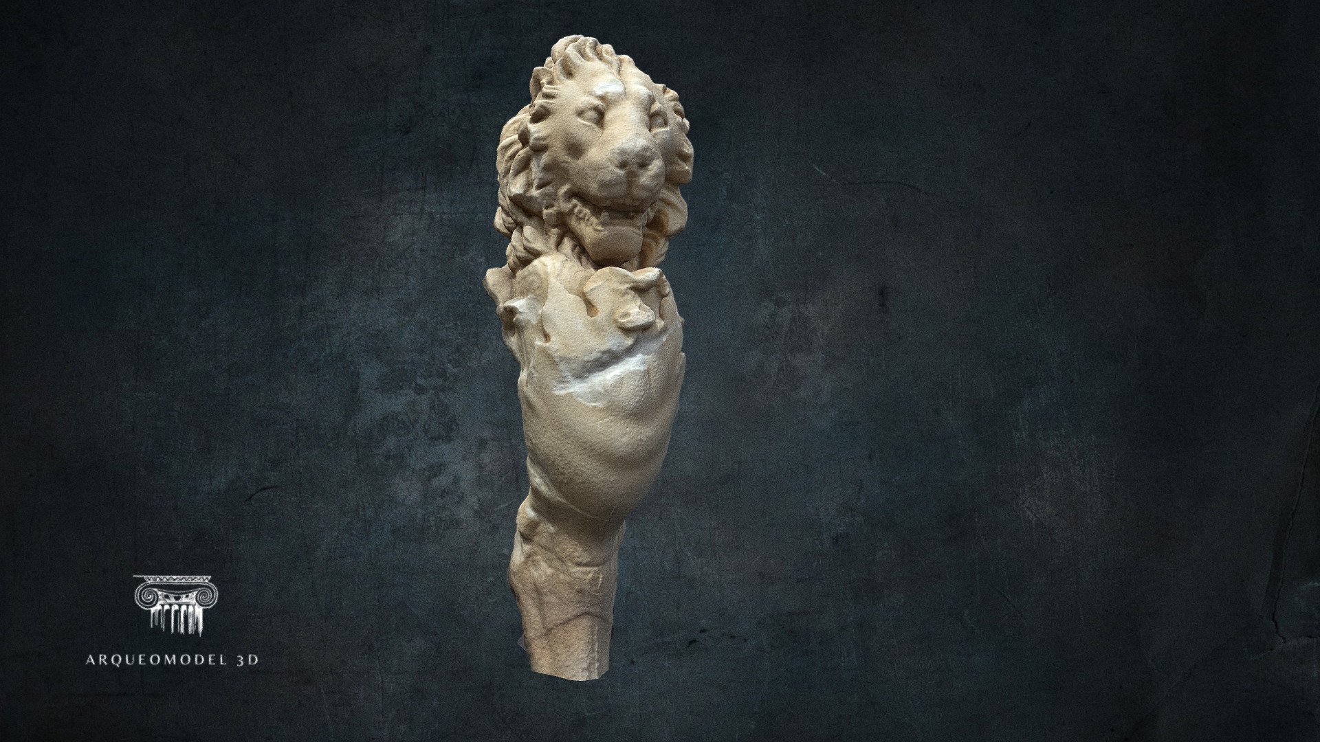 Pata León - Museo Arqueo. Cordoba | SPAIN - 3D model by Arqueomodel3D ...
