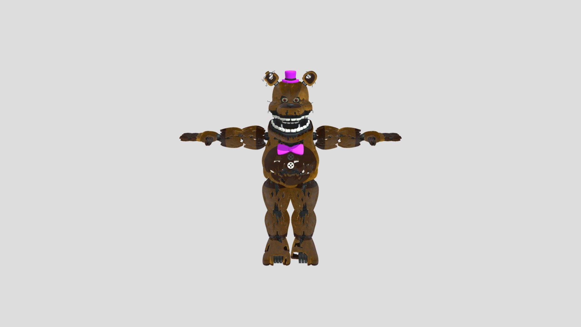 Fredbear V3 Rigged - Download Free 3D model by heellpojtgfy [5f26371 ...