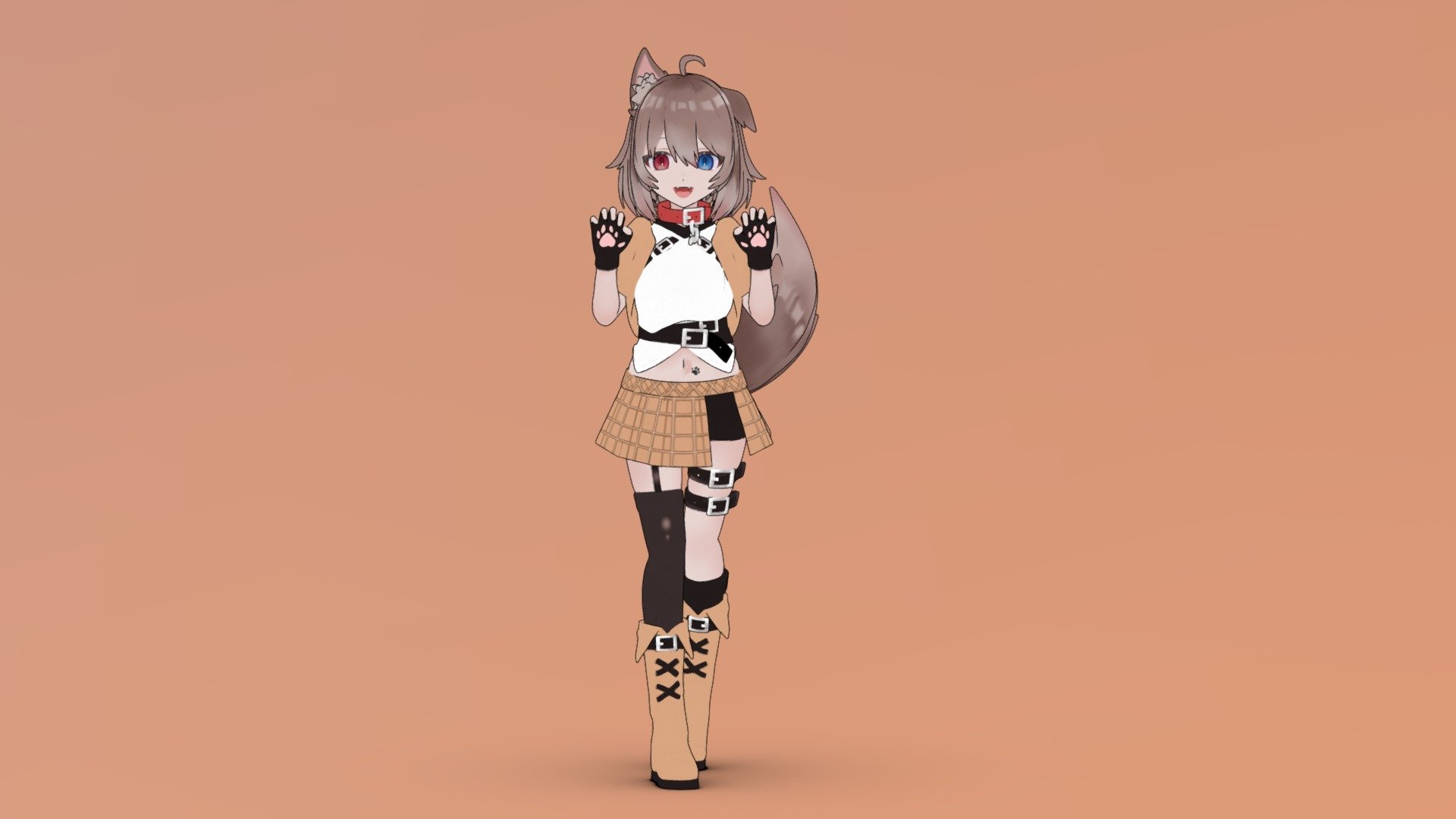 蓮希るい（Rui Hasuki)_3Dmodel_outline - 3D model by 夕方喜助（Yuugata Kisuke ...