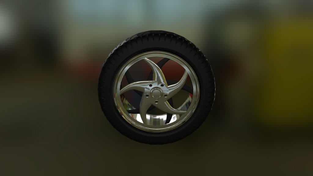 Modeling a Wheel - 3D model by Kosta Milaković (@costadesign) [5f2a46d ...