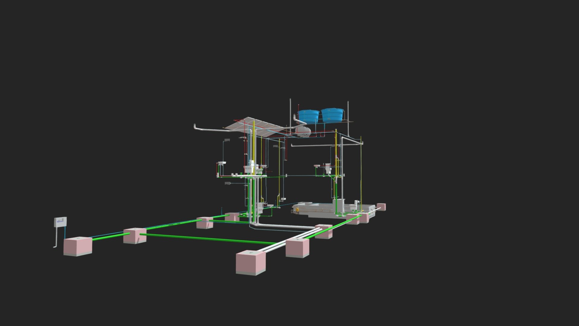 Gtech - Residência Unifamiliar - 3D model by Gualtech Engenharia ...