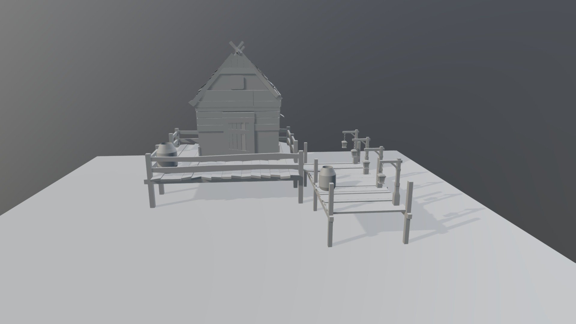 Fish House FBX - Download Free 3D model by Macreates [5f2bffa] - Sketchfab