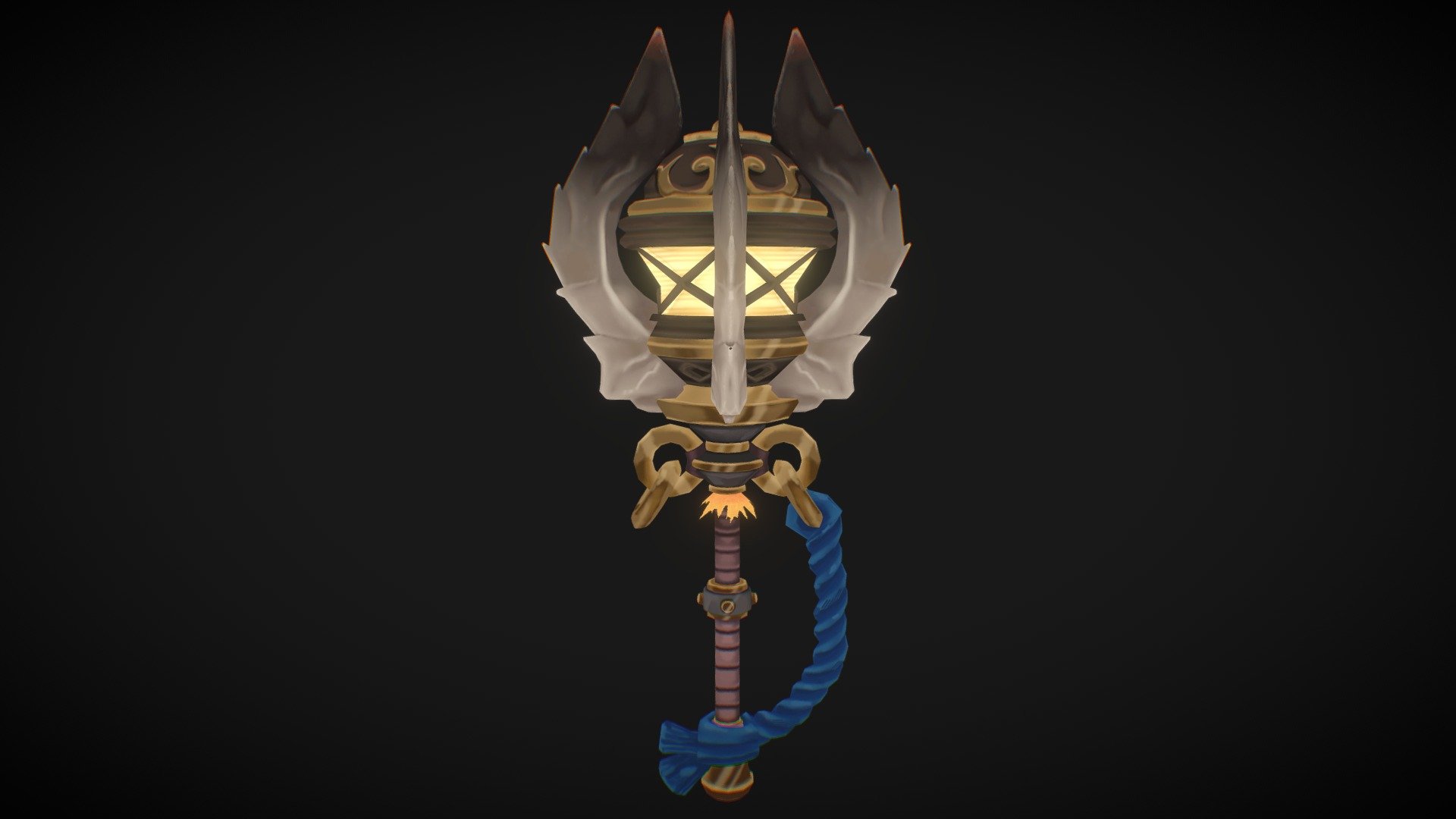 Monster Hunter Estrellian Hammer Handpainted - 3D model by Benduku ...