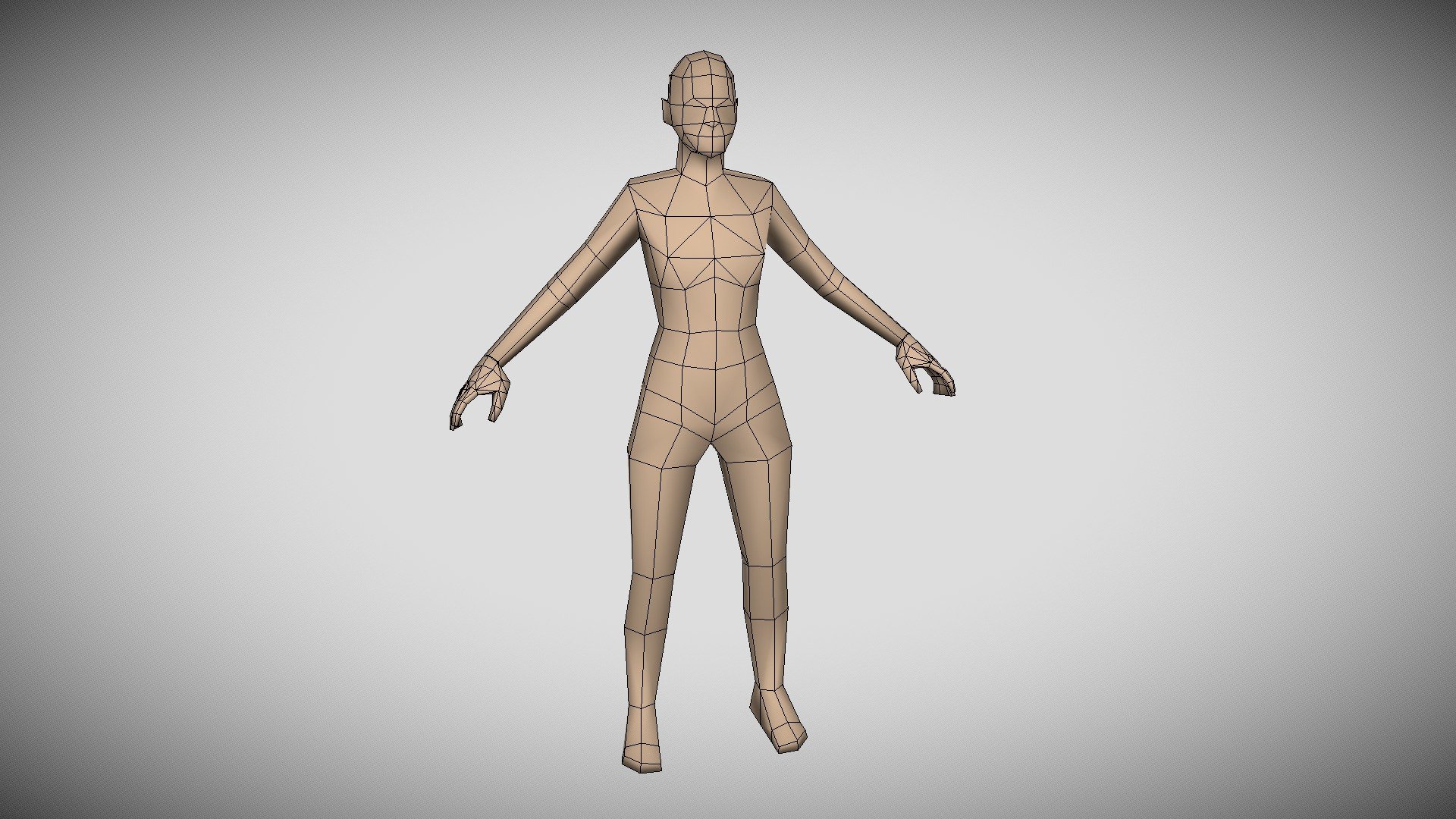 [PS1/PSX/Retro] Female Base (Version 2) - Download Free 3D model by ...