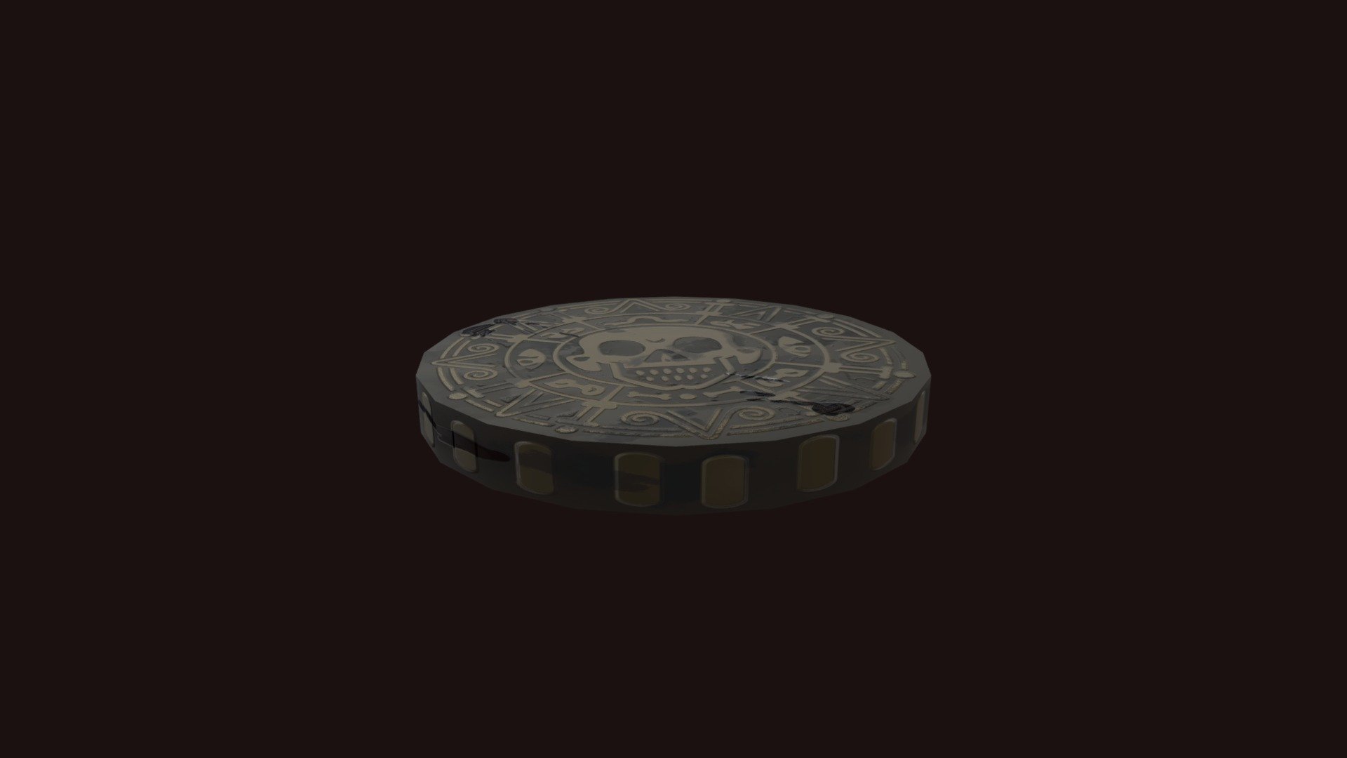 pirate coin - 3D model by caeruleum (@123loshaar) [5f2da03] - Sketchfab