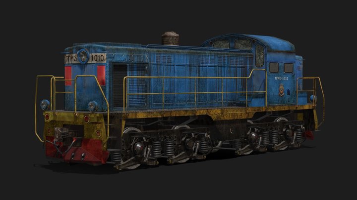 Locomotive 3D models - Sketchfab