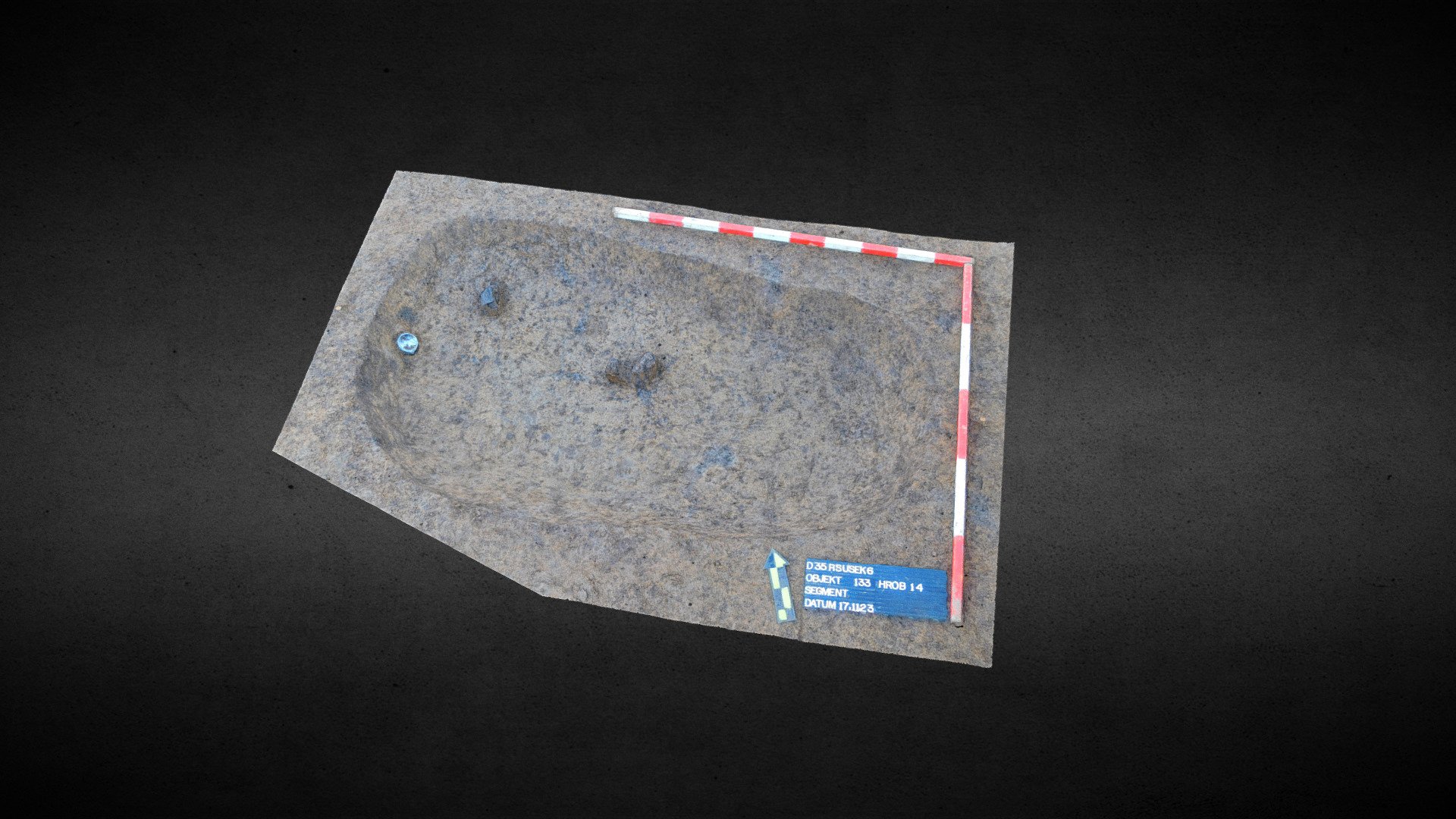 ZV D35 - Obj133 - 3D model by Centre of field archaeology of KARCH FF ...