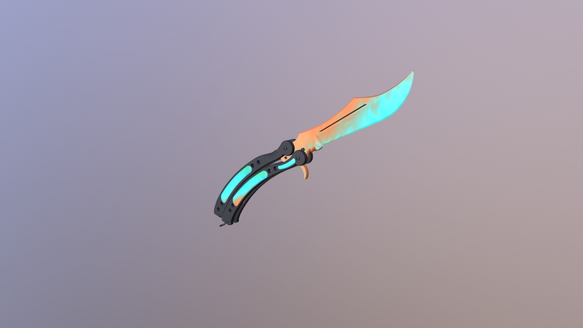 Blue Flame - 3D model by YaBoiWeedie [5f30b7f] - Sketchfab