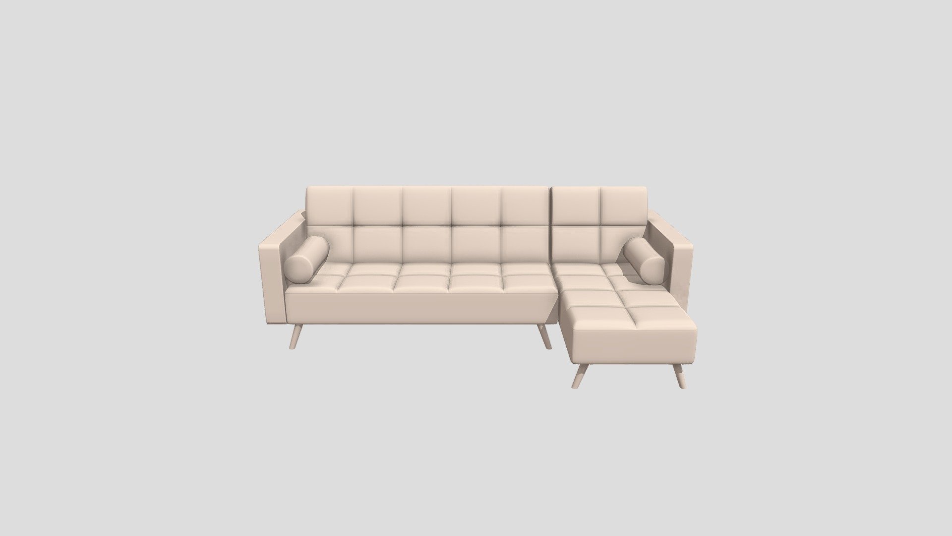 SOFÁ CAMA CLICK CLACK EN L NEWPORT - Buy Royalty Free 3D model by Inmersivo S.A.S ...