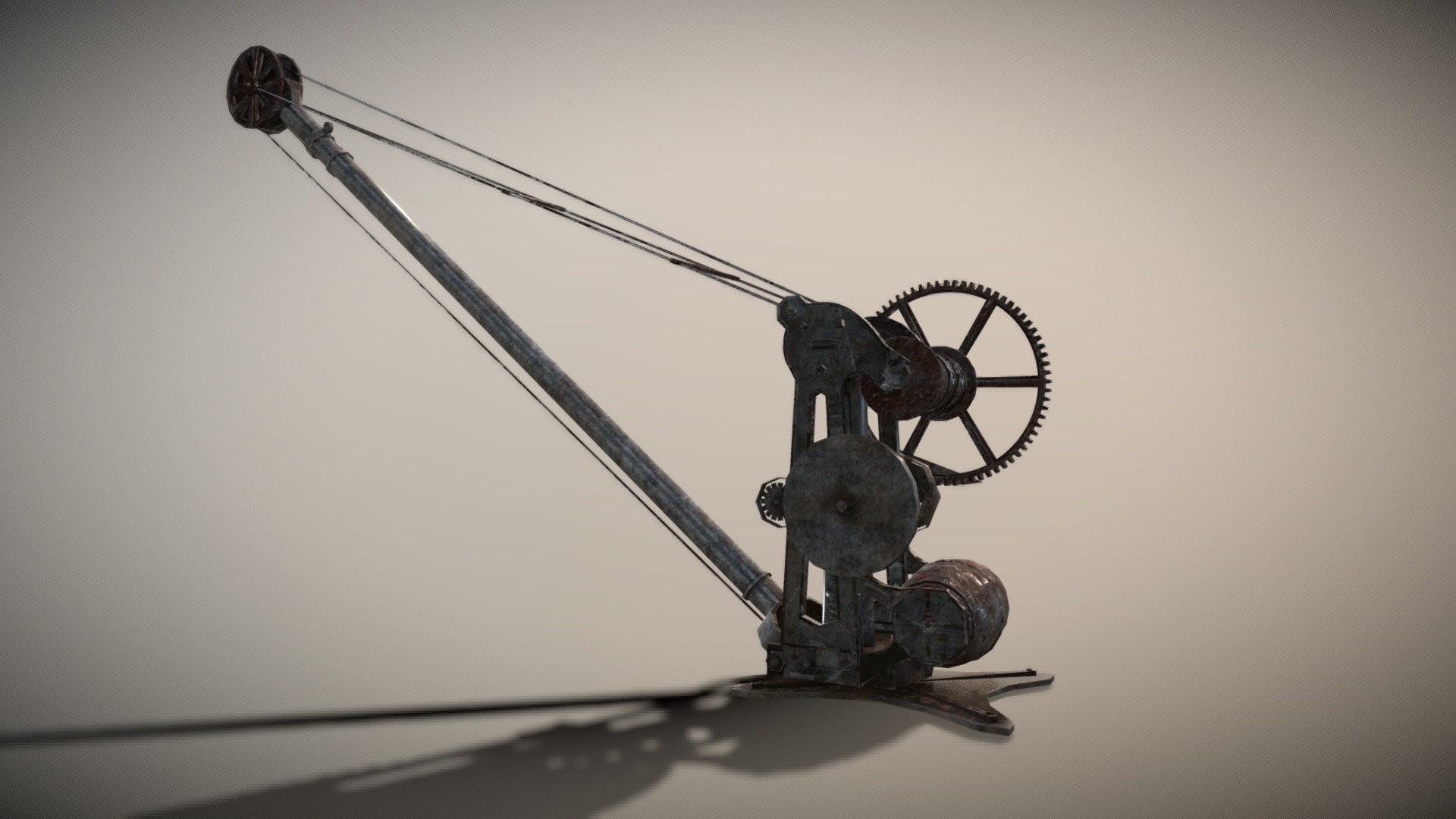 Quay side crane - 3D model by Môn3D (@dtmtechnologies) [5f3261a ...