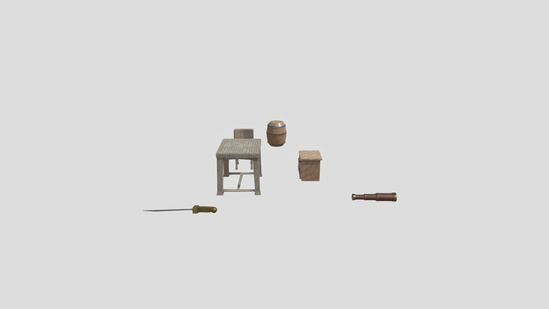 6 Props - Download Free 3D model by Martin Russo (@martinrusso ...