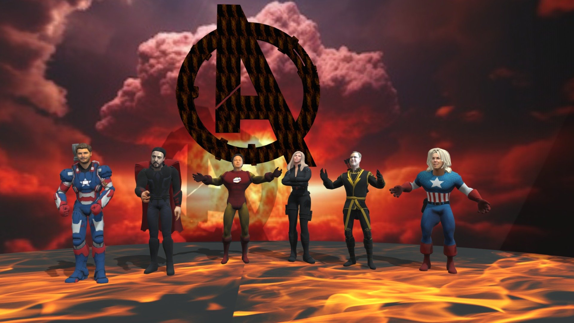 The New Avengers - 3D model by TG13730 [5f33ed7] - Sketchfab