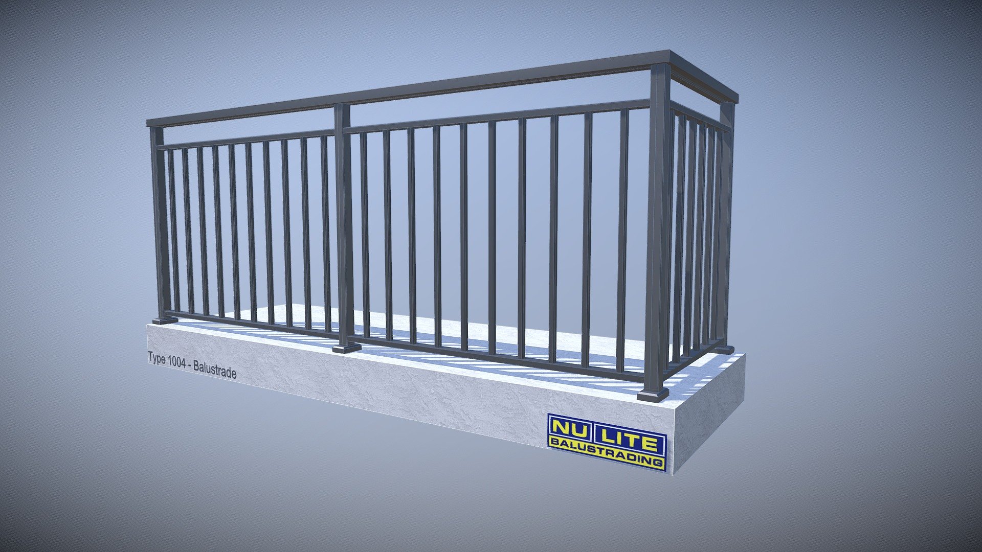 Type 1004 Balustrade - 3D model by Nu-Lite Balustrading (@nulite ...