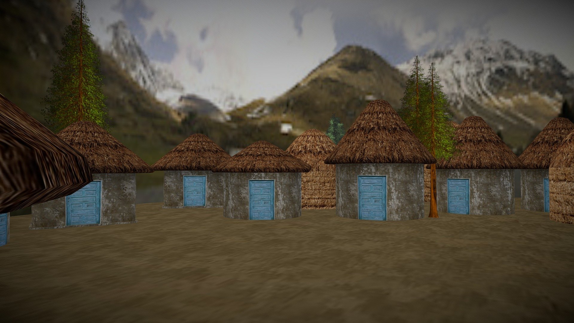 Village - Buy Royalty Free 3D model by Deepak_Sharma [5f3addf ...
