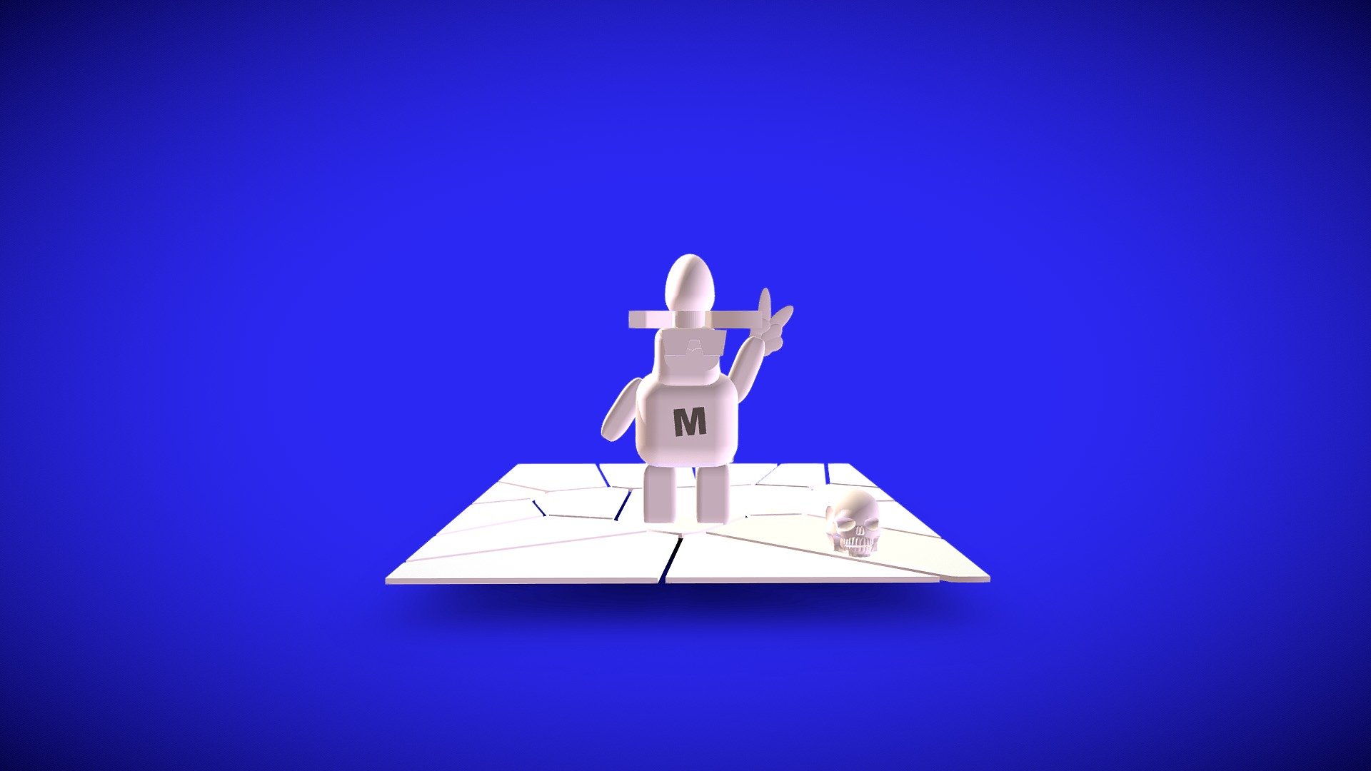 dumb little robot - 3D model by gamingme [5f3b0cb] - Sketchfab