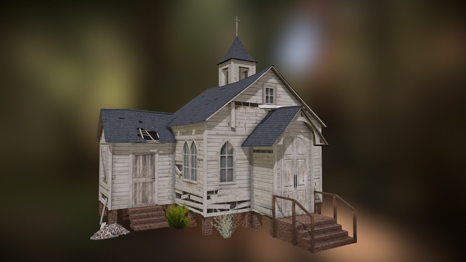 Wooden Church - 3D model by Ivan Revuelta Santos (@ivanrevuelta ...