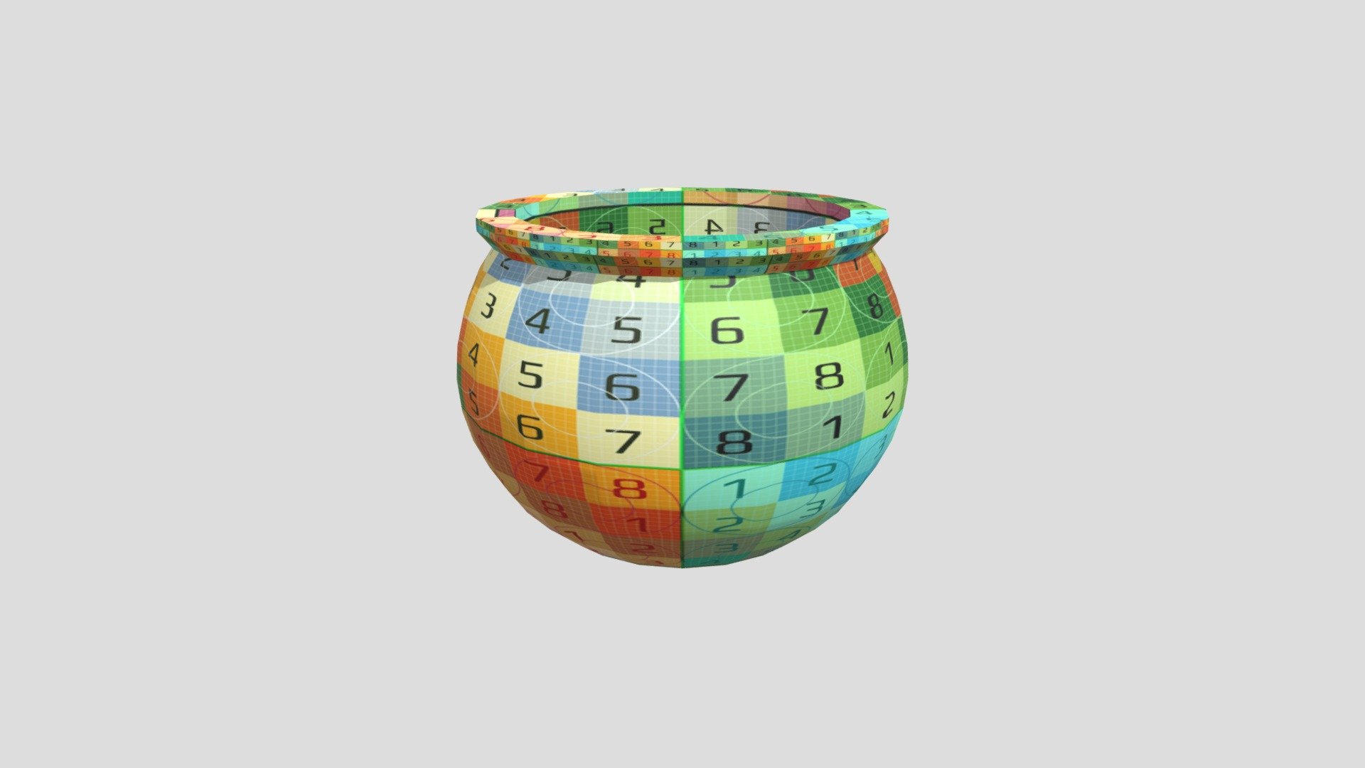 Simple Object #4 Textured cauldron - Download Free 3D model by ...