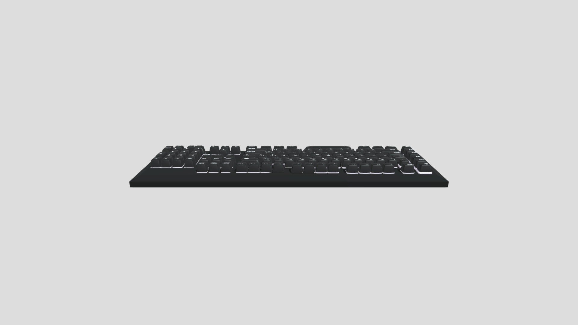 Keyboard - 3D model by just4youdie [5f3ed2d] - Sketchfab