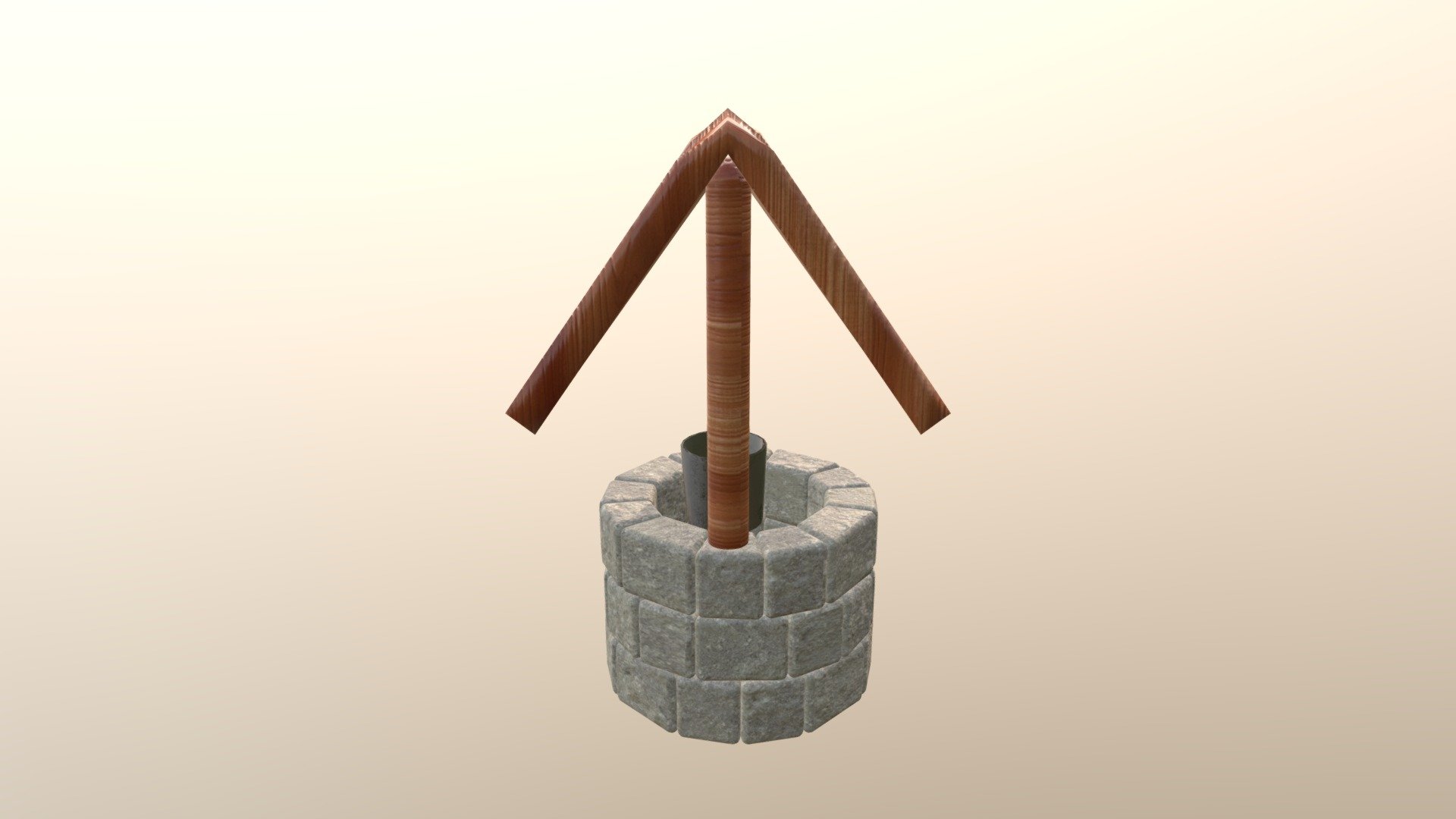 Wishing Well Textured - 3D model by tiana (@tianageorge) [5f3f181 ...