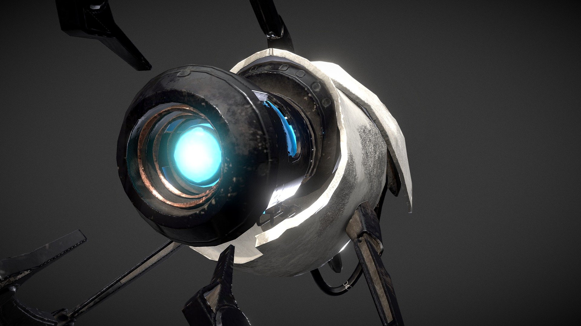 Portal Gun - concept - 3D model by Cassio.Soares [5f40b21] - Sketchfab