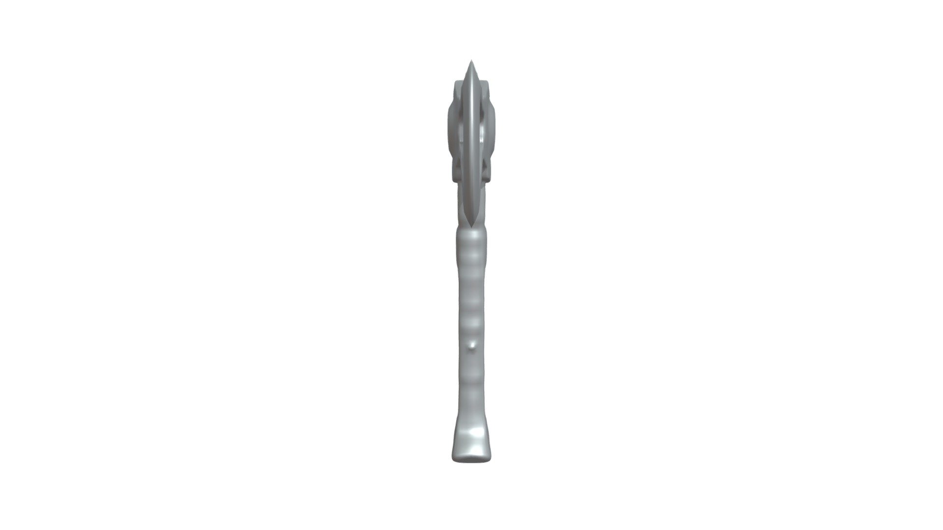 Futuristic double-headed axe with energy core - 3D model by Ianmilli ...
