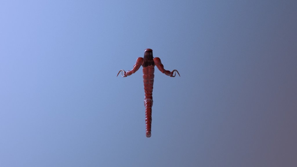 Gantz- Alien Osaka 1 low poly - 3D model by lococr98 [5f43b48] - Sketchfab