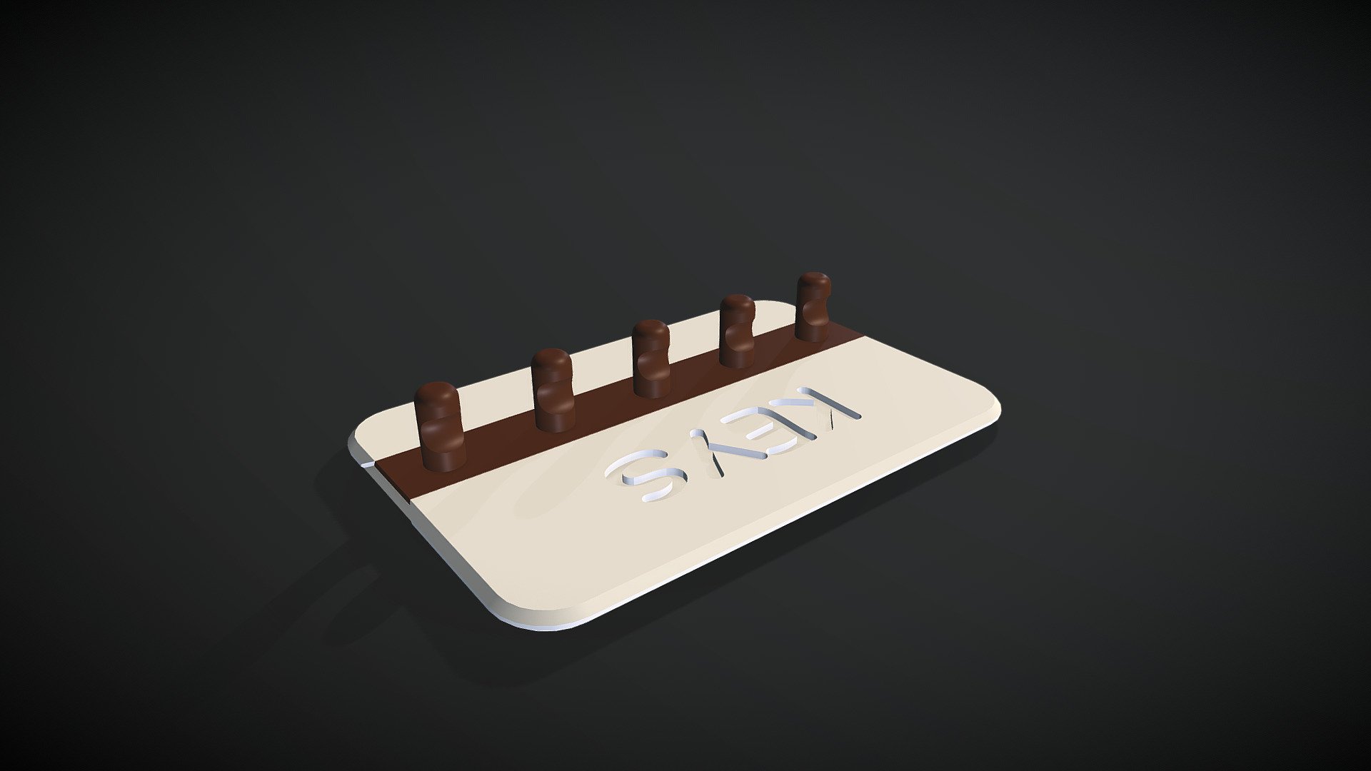 Key Chain Holder - Download Free 3D model by wintees [5f442e0] - Sketchfab