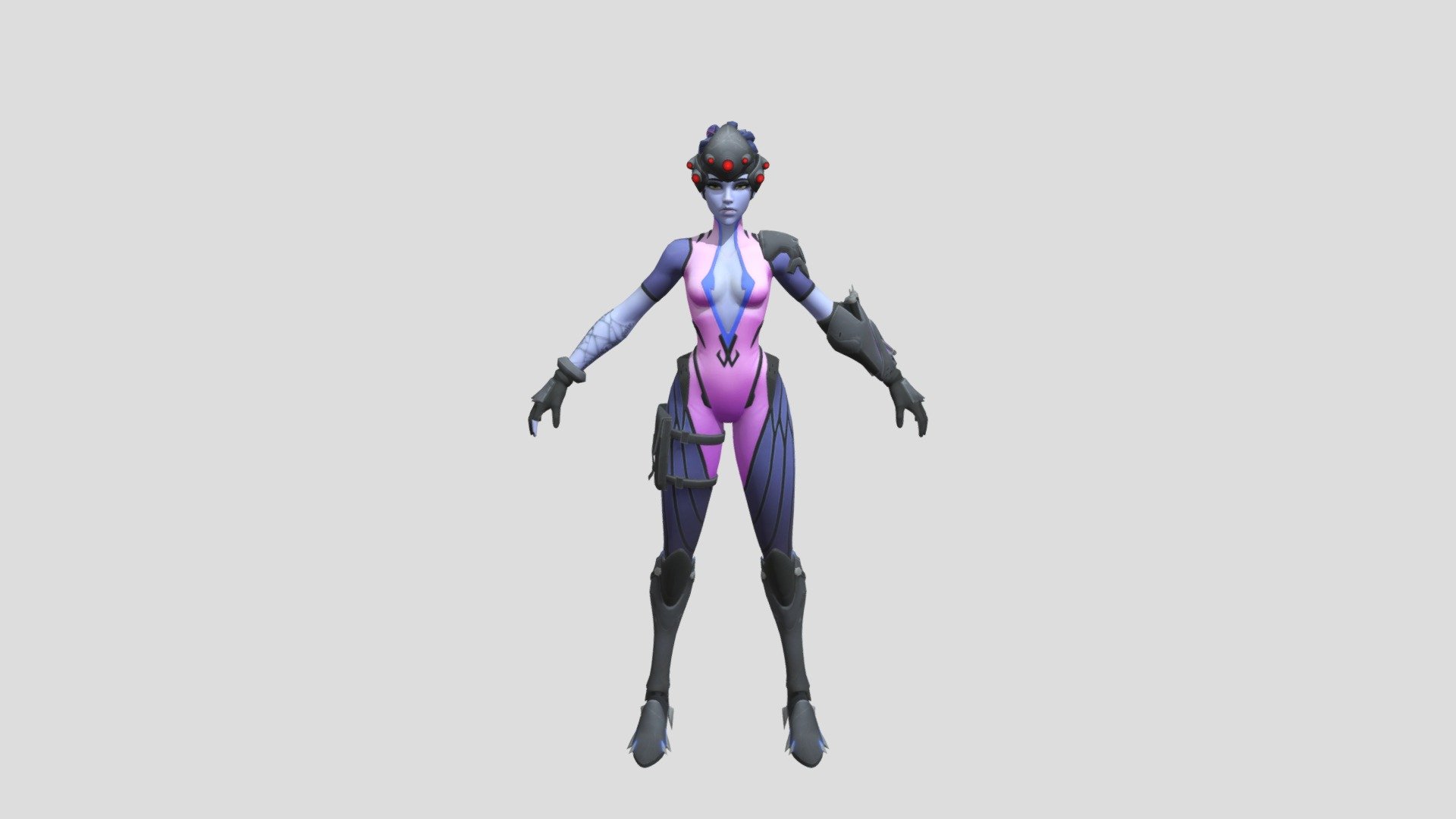 Widowmaker - Download Free 3D model by Fufufu~ (@fluffybonfie) [5f44d30] - Sketchfab