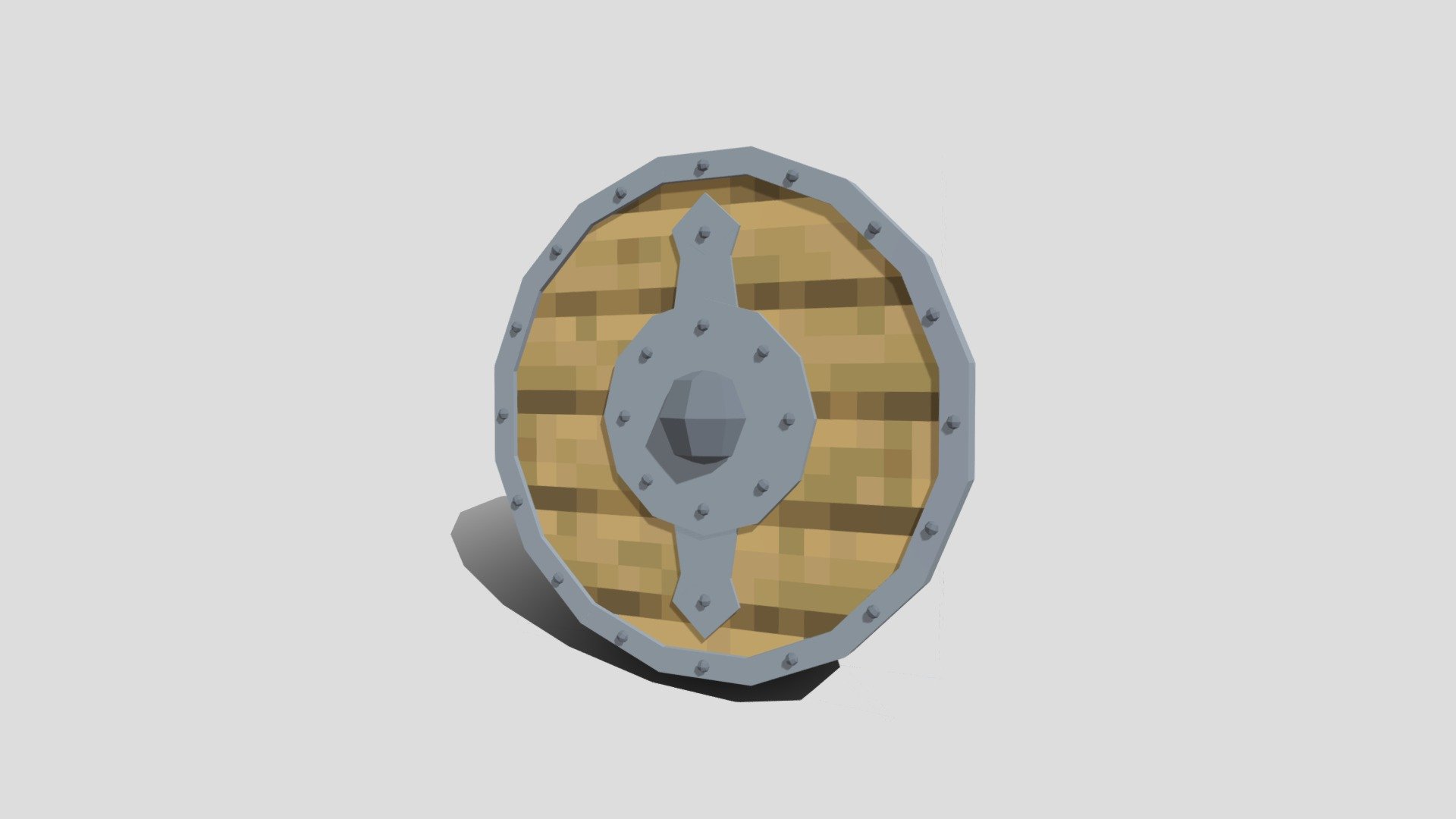 Wooden shield 4 - Download Free 3D model by AlmanacTV (@tiptapstream ...