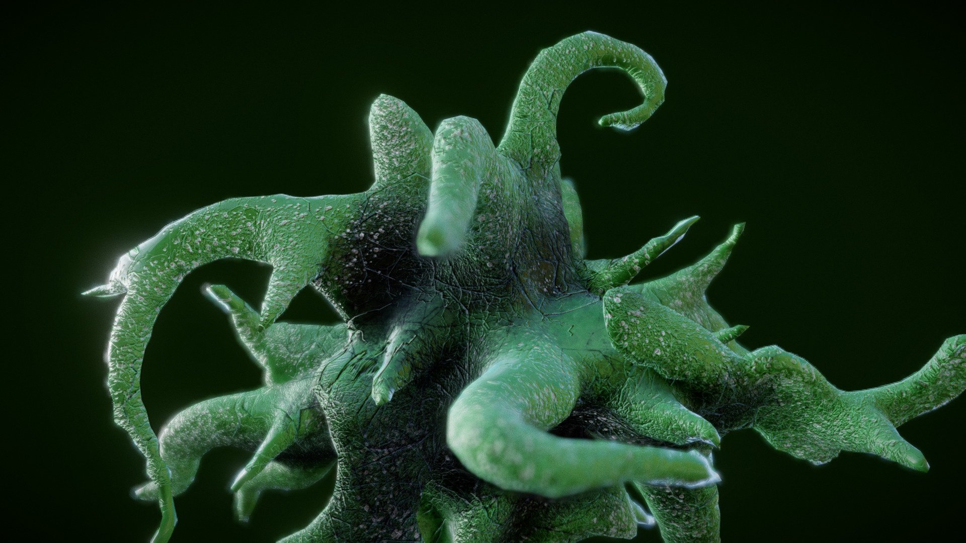 Alien plant - Download Free 3D model by Remy (@remydovianus) [5f4726e ...