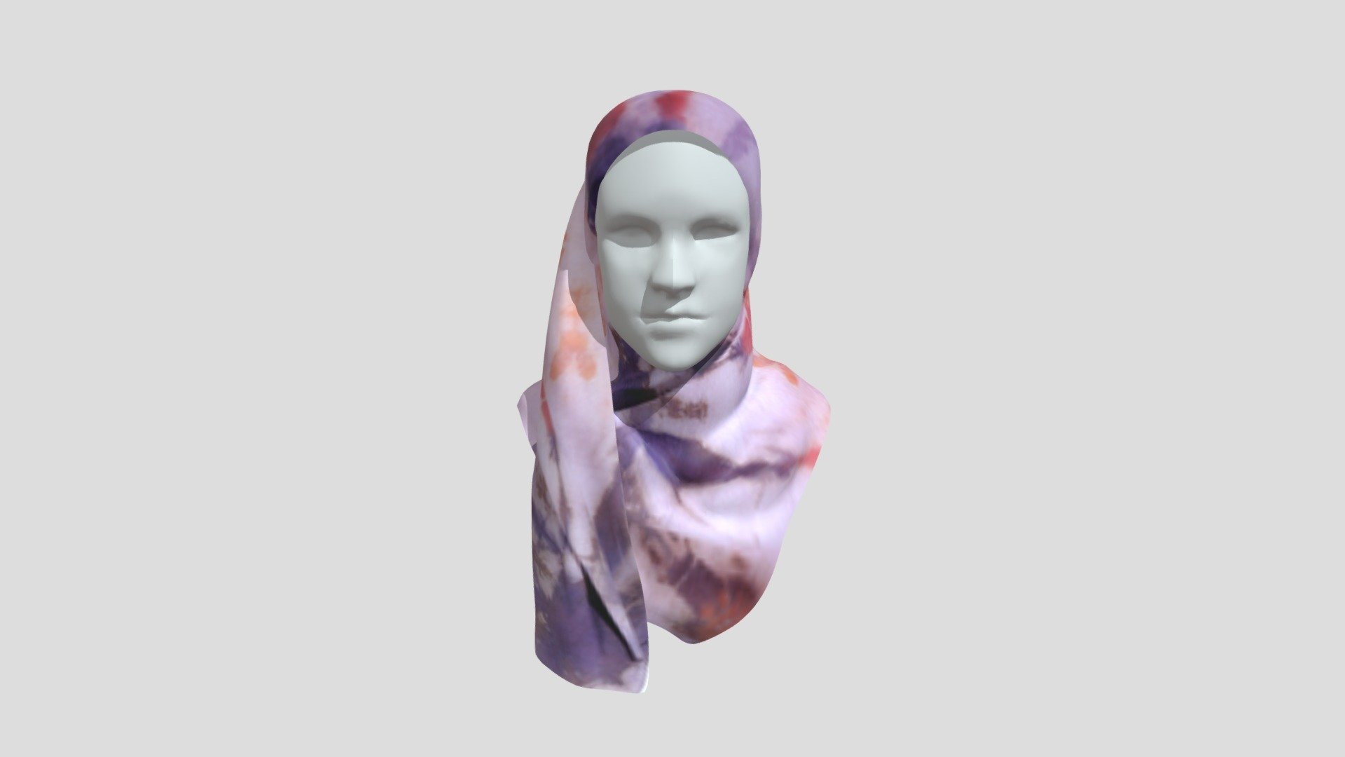 SHAWL BATIK TIE AND DYE - Download Free 3D model by eeelabvisual ...