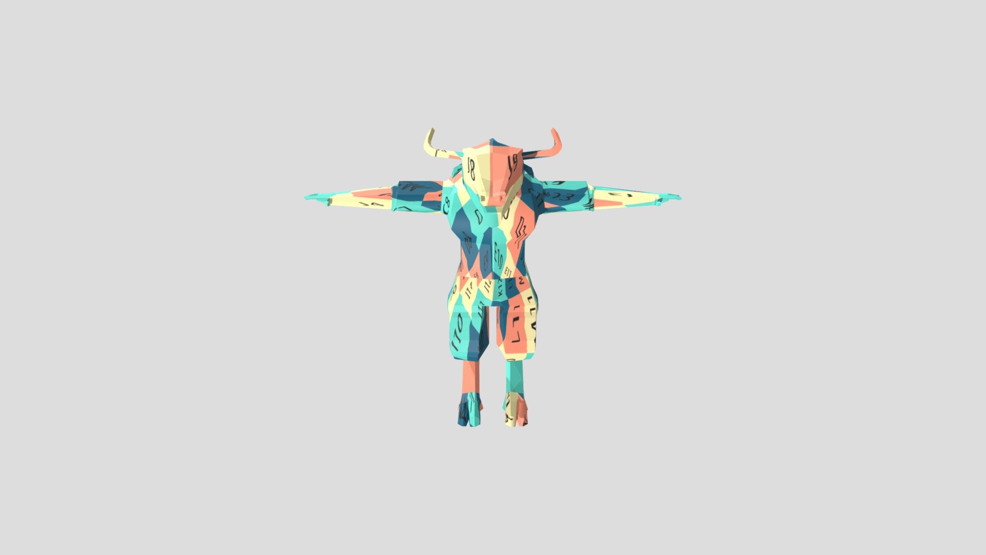 uv minotaur - 3D model by snakie413 [5f4b2b9] - Sketchfab