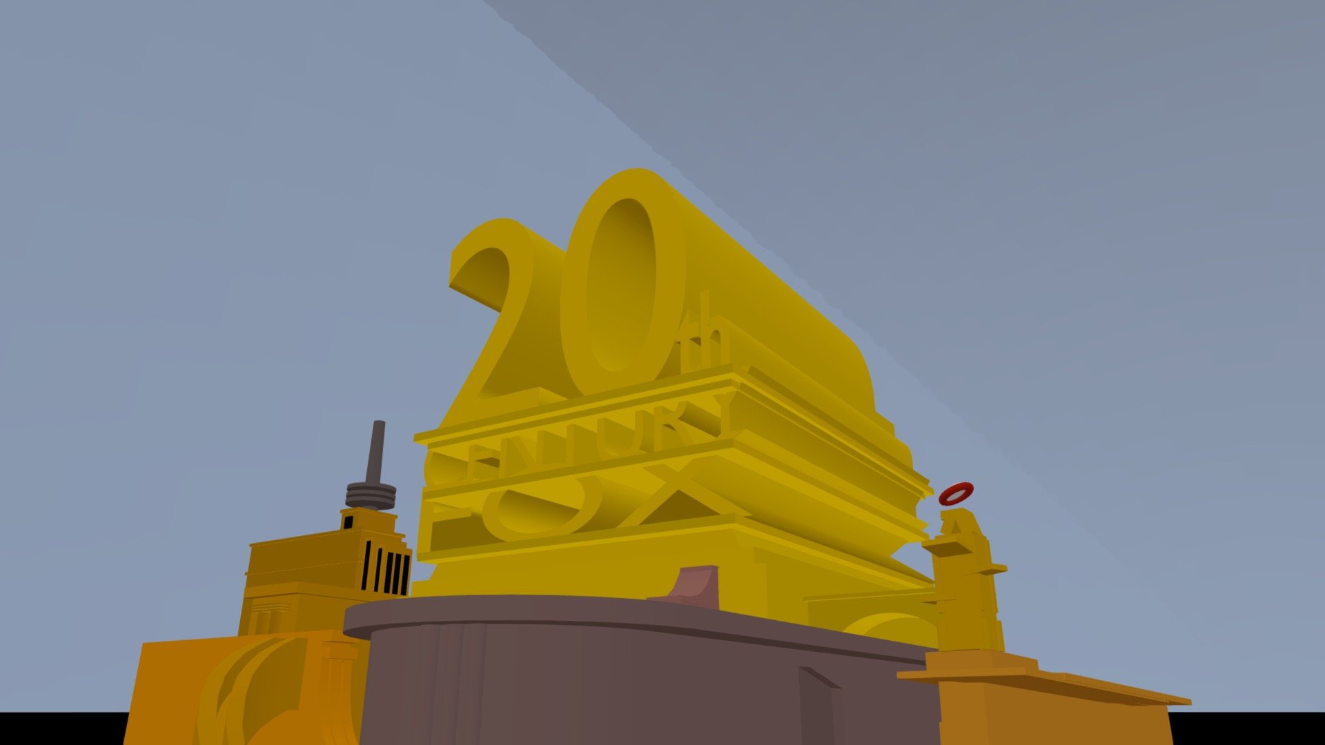 20th Century Fox logo 1953 Revamped MODIFIED - Download Free 3D model ...