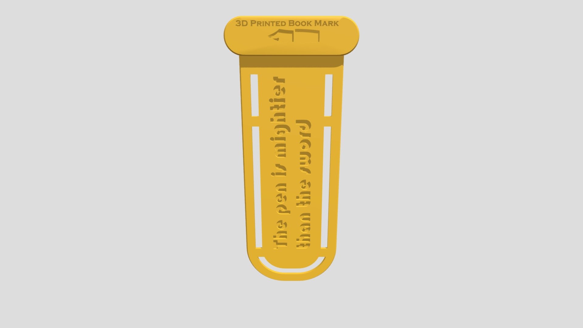 Bookmark - 3D model by Ryuichi.Iseda [5f4c68d] - Sketchfab