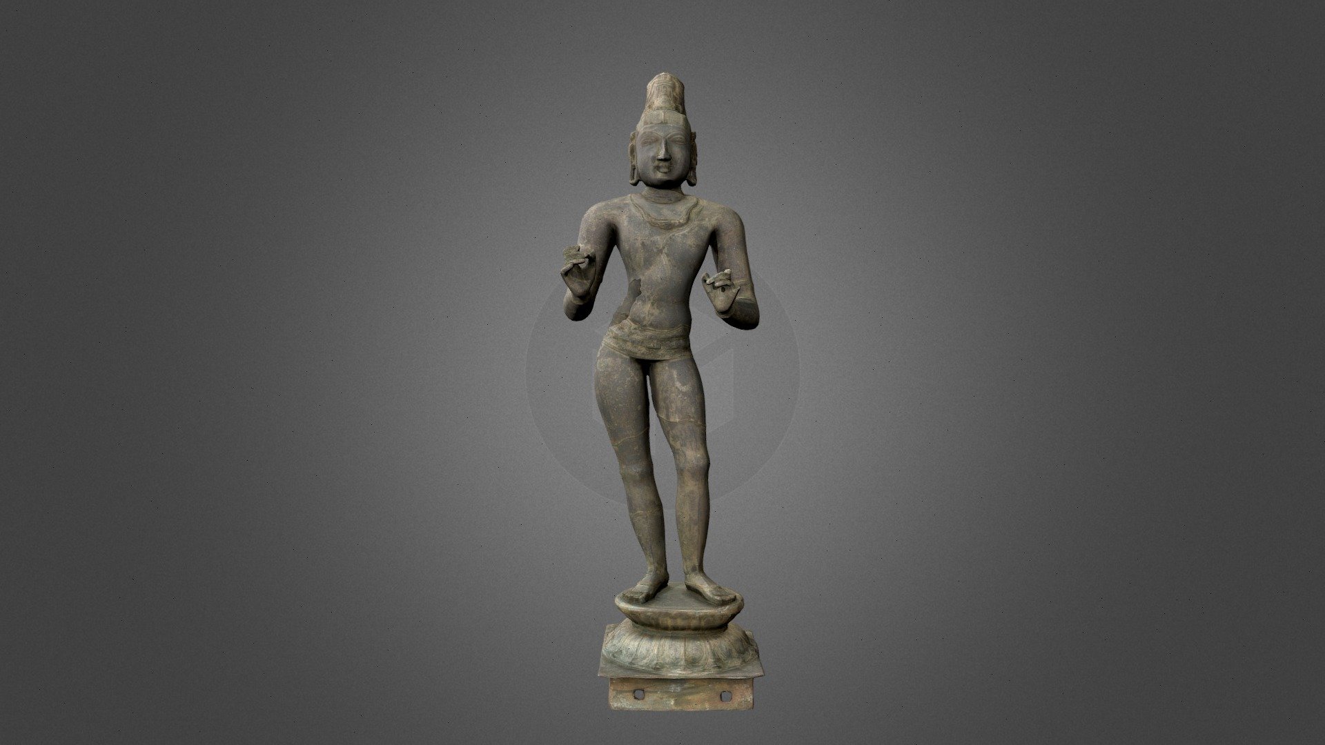 The Hindu deity Shiva - 3D model by Asian Art Museum (@asianartmuseum ...