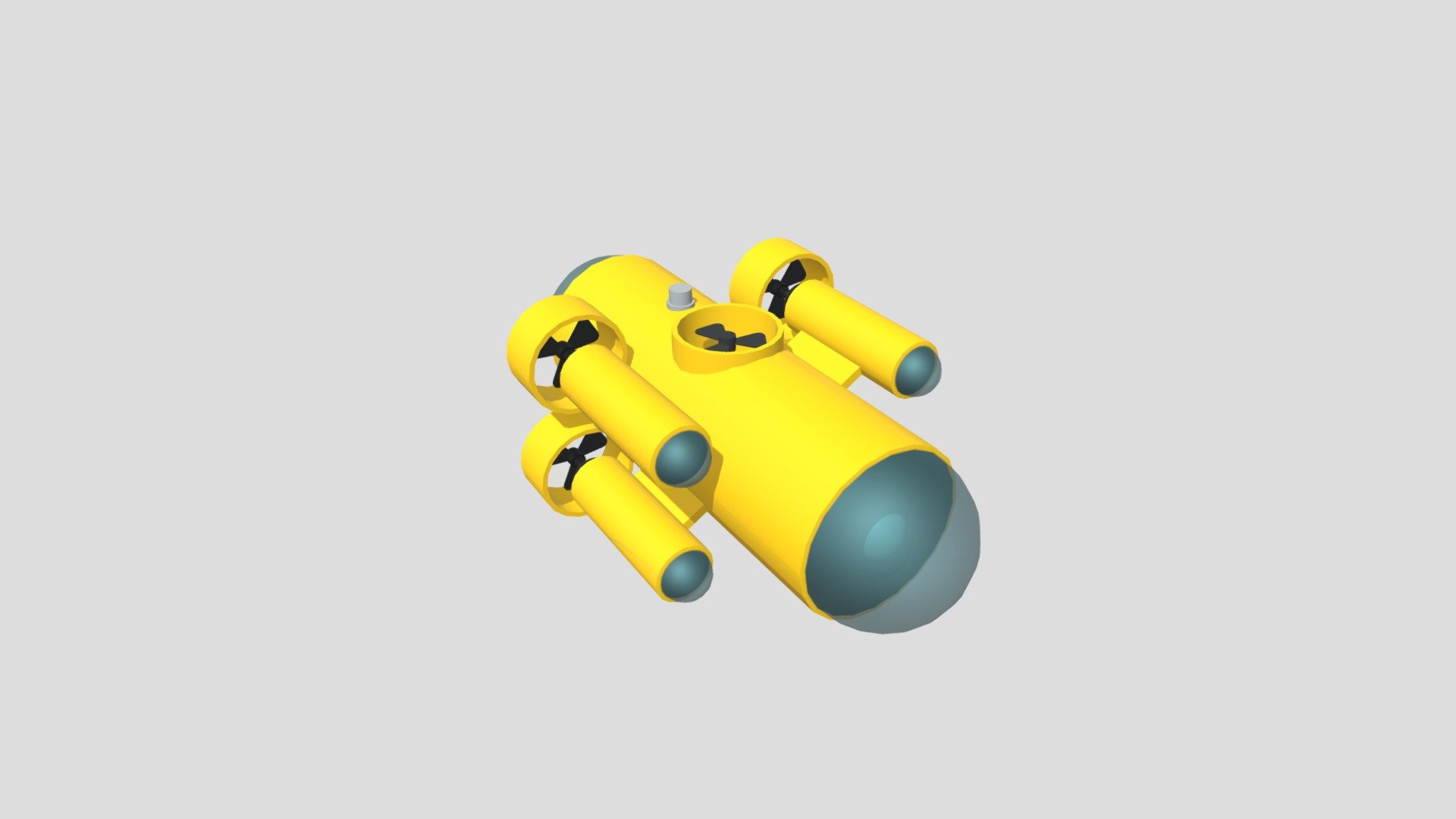 Low Poly ROV - 3D model by yambe (@yambe.t) [5f4f7f9] - Sketchfab