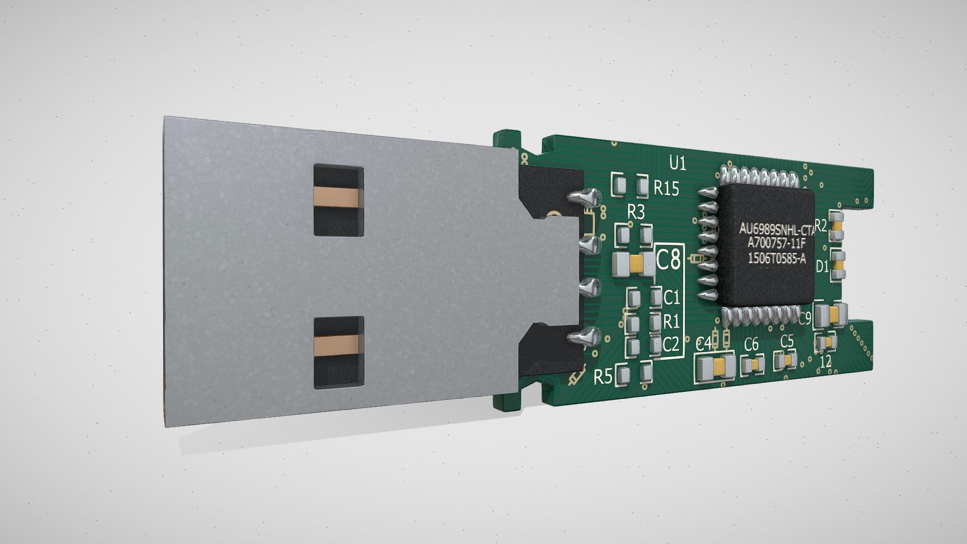 USB Flash Drive - Download Free 3D model by arloopa [5f4fa7e] - Sketchfab