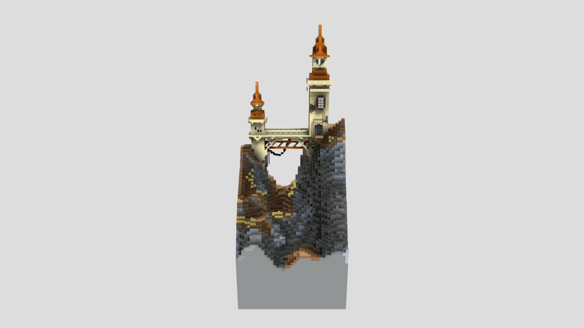 Dystopian Sand Towers and Terrain - Download Free 3D model by wikez ...