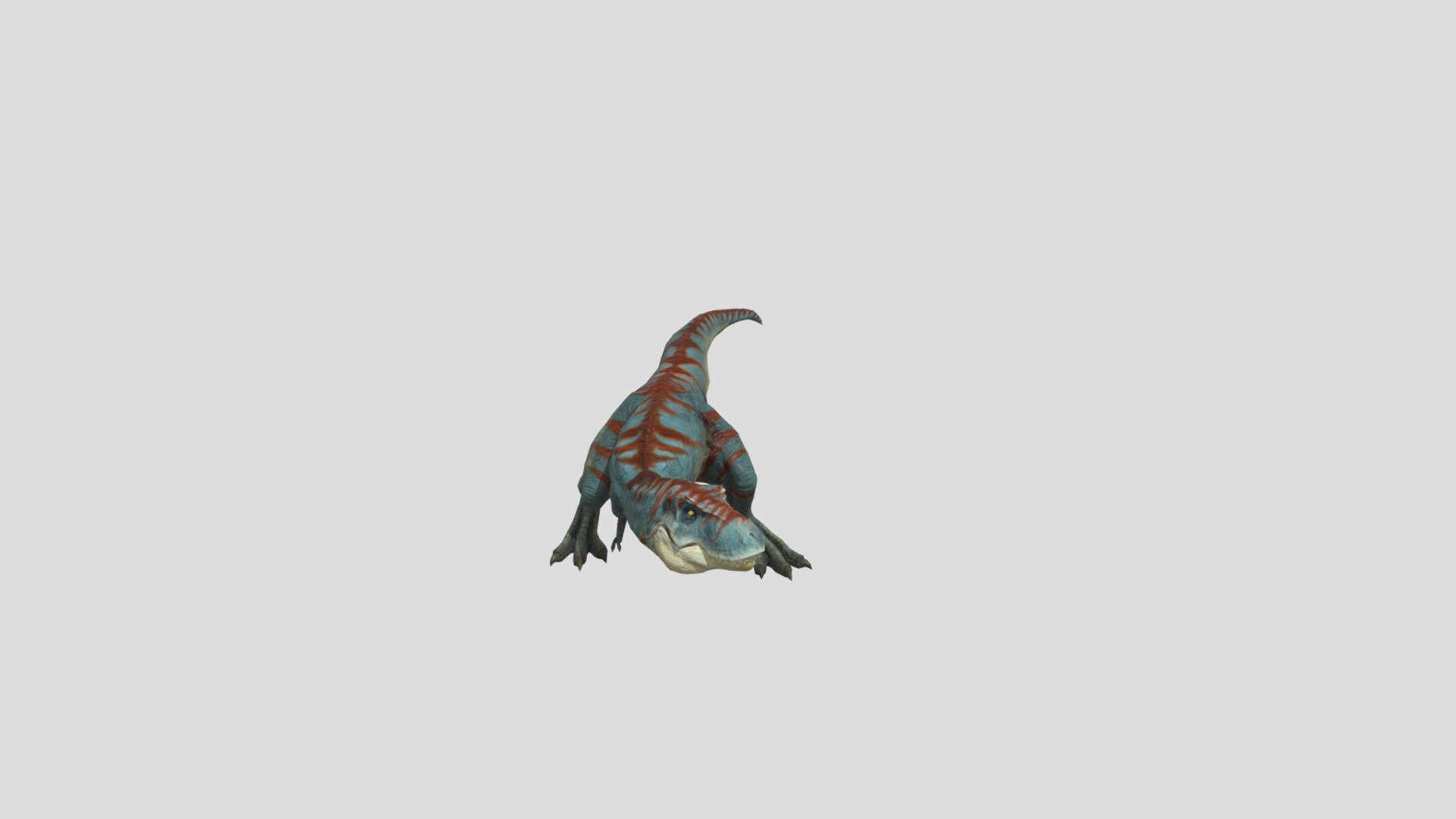 Animated_t-rex_dinosaur_biting_attack_loop - Download Free 3D model by ...