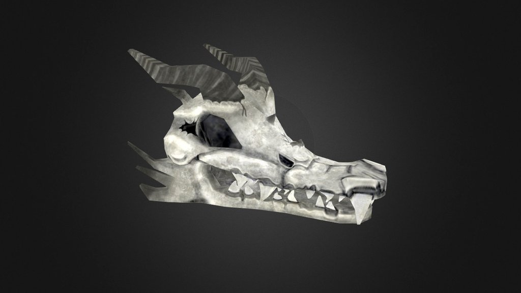 Lowpoly Dragon Skull - 3D model by Dolly [5f52fd0] - Sketchfab