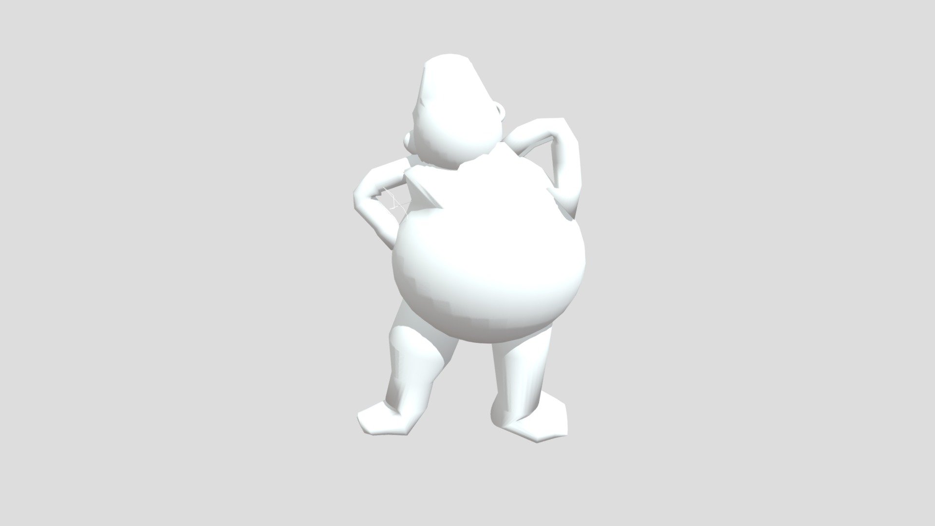 Captain Underpants but i forgot to texture - Download Free 3D model by ...