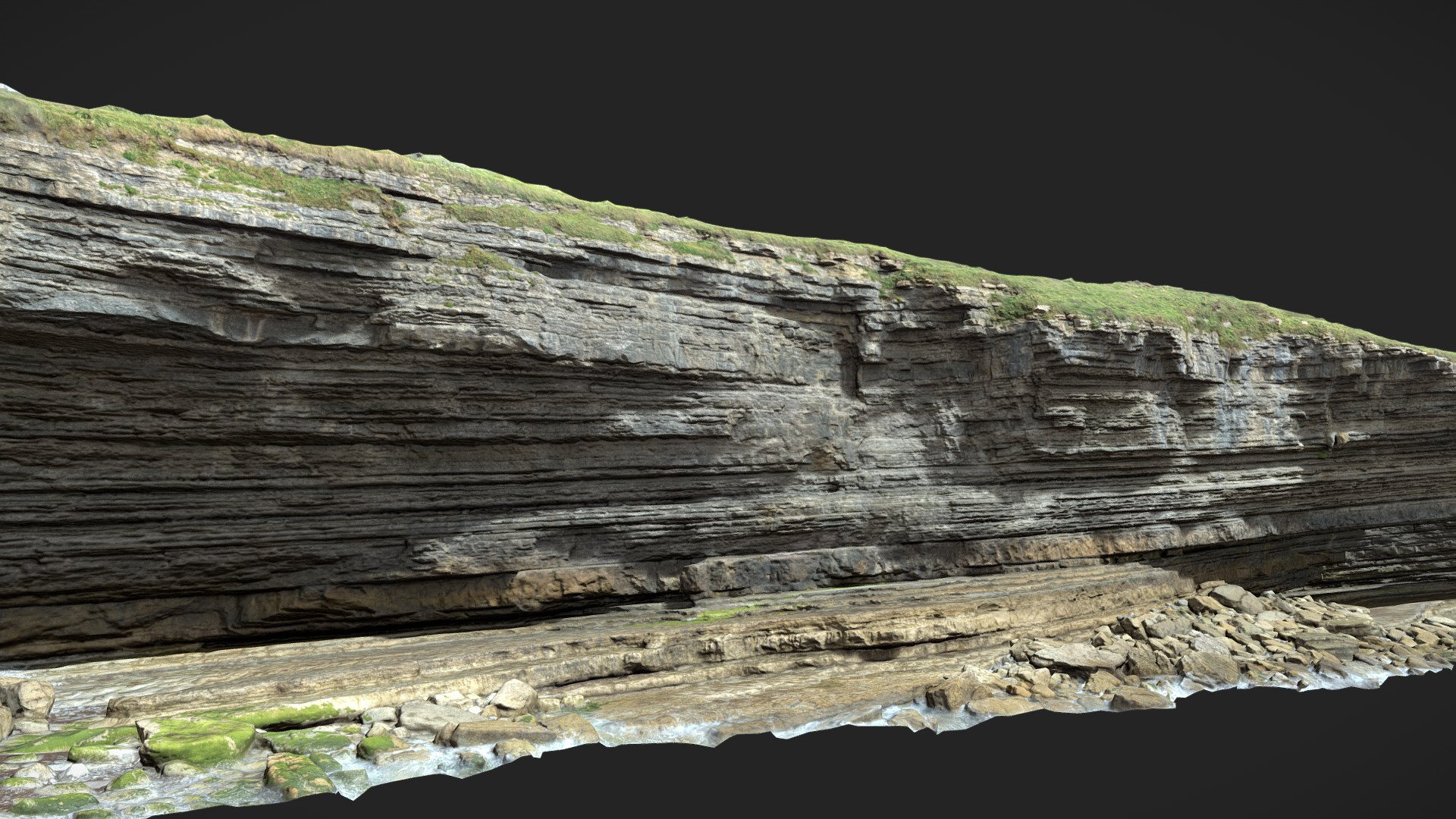 Big Coastal Ocean Cliff Scan E - Buy Royalty Free 3D model by Per's ...