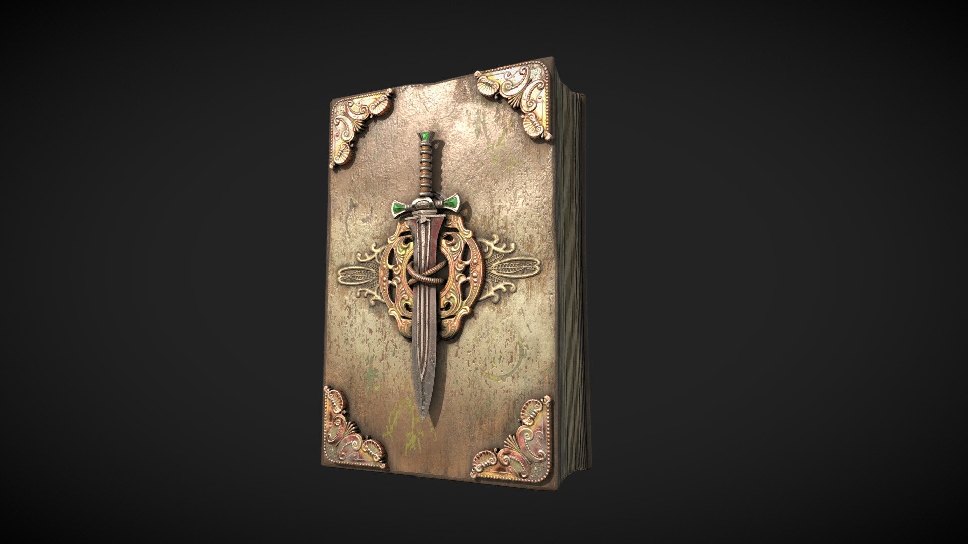 Book - 3D model by anveshtandon [5f56e44] - Sketchfab