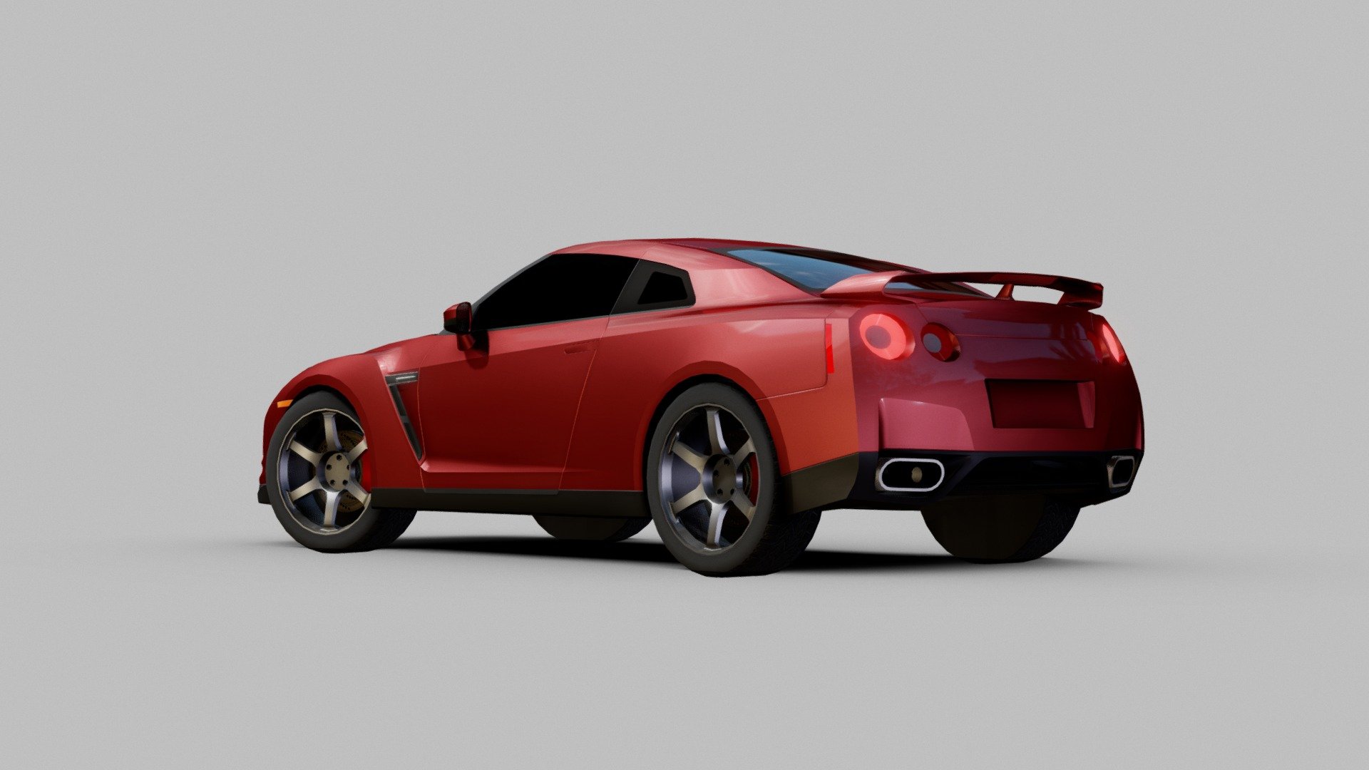 Nissan GT-R - Download Free 3D model by iSteven (@OneSteven) [5f57816 ...